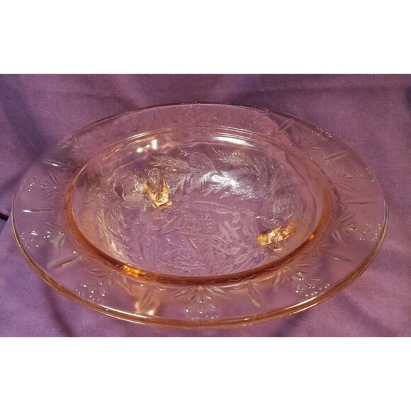 U.S. Glass | Kitchen | 93 Pink Depression Glass Us Glass Co Rose Thorns ...